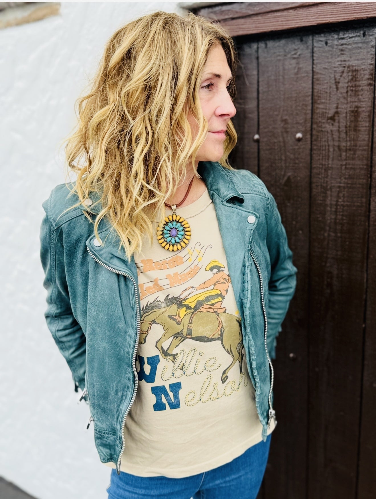 Willie Nelson Horse Called Music Tee by DAYDREAMER – 75° & Fuzzy