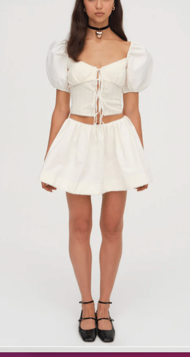 Billie Pointelle Top by for Love & Lemons – 75° & Fuzzy