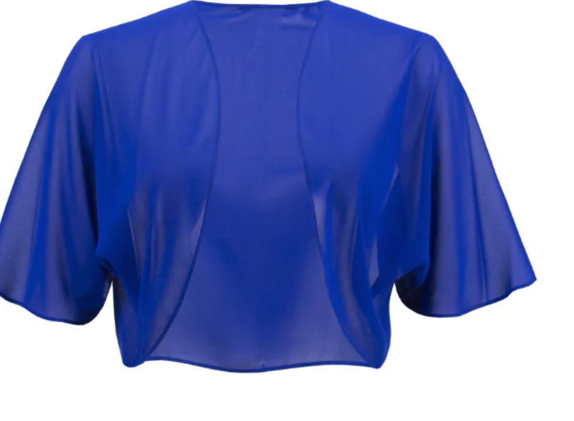 JOSEPH RIBKOFF ROYAL BLUE BOLERO 231707 – 75° & Fuzzy